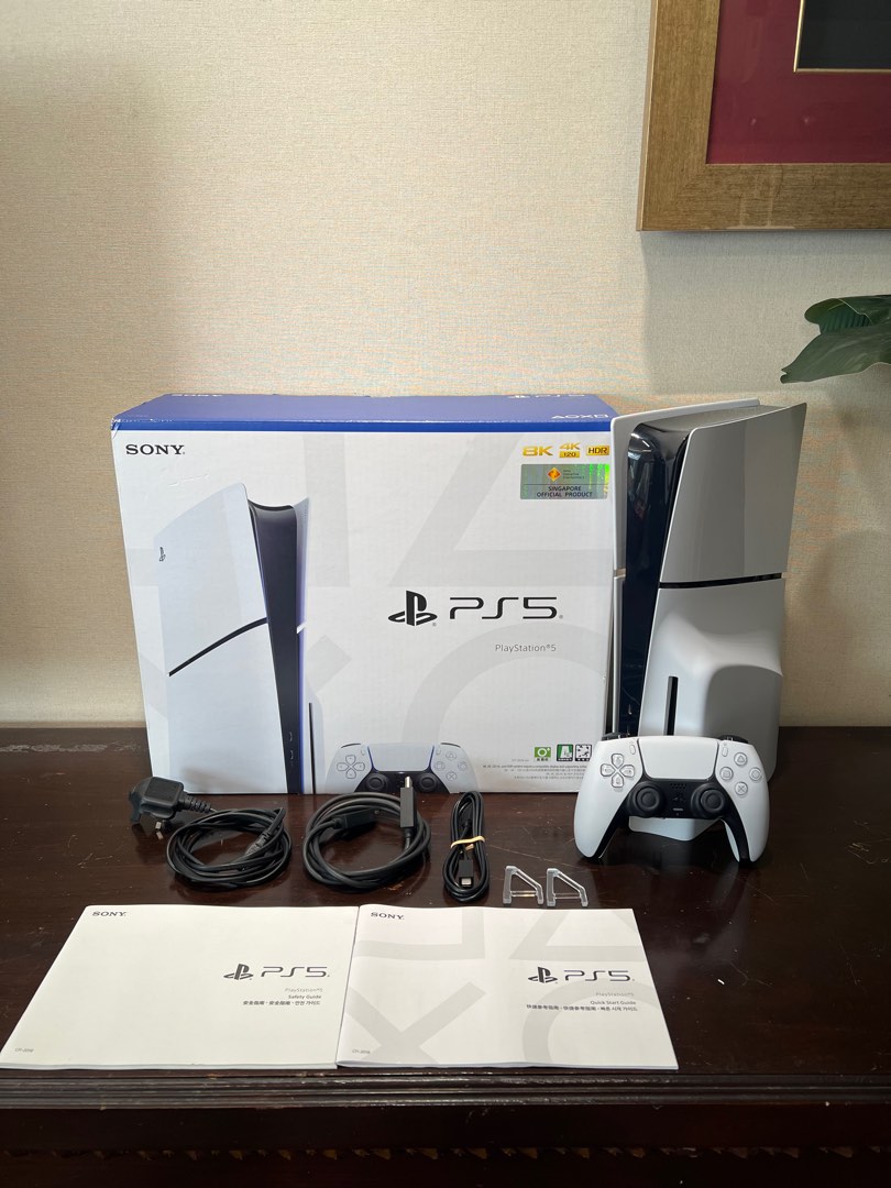 Playstation PS5 Slim Disc 1TB, Video Gaming, Video Game Consoles ...