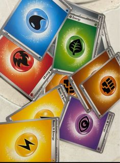 332x Pokemon Basic Energy Cards - Various Types, Hobbies & Toys, Toys ...