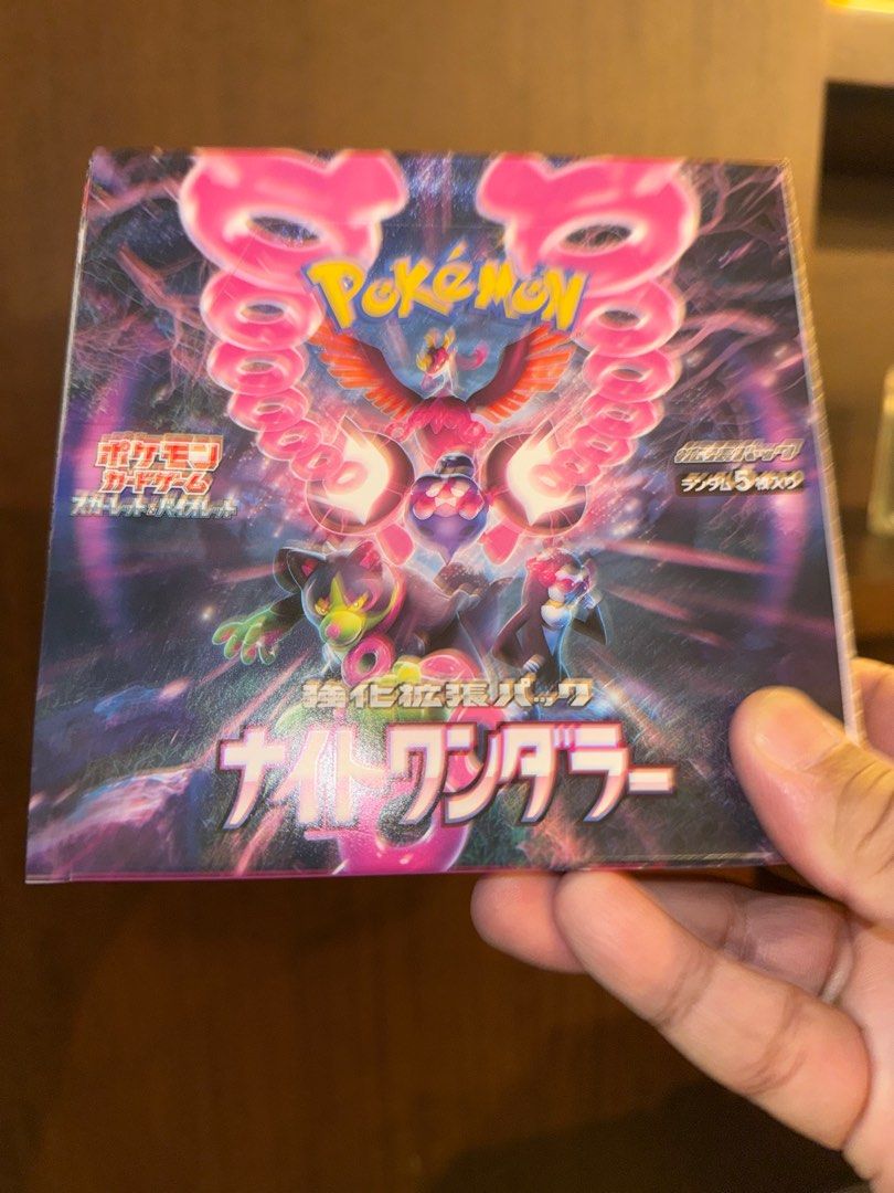 Limited Pokemon Card Game Night Wanderer Booster Box, Hobbies & Toys ...