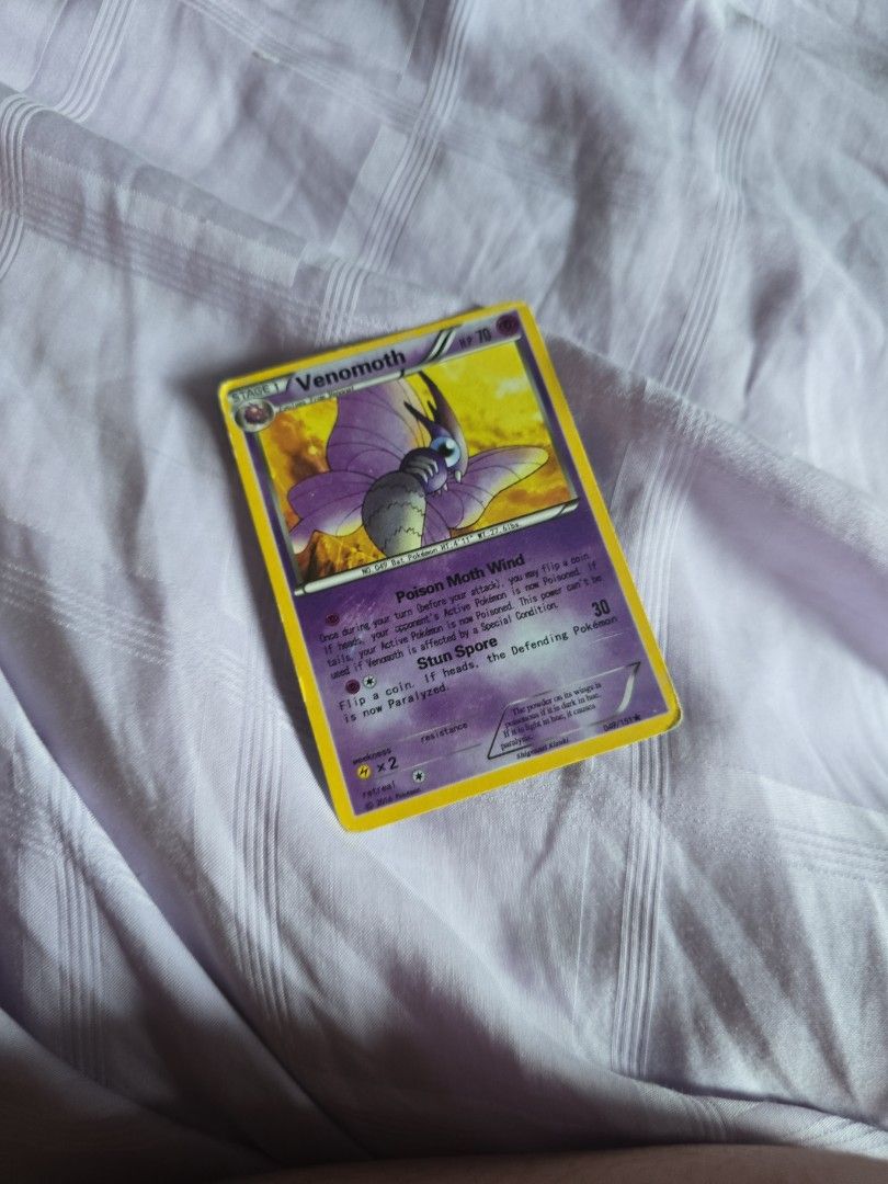 Pokemon Cards - Bergmite, Klefki, Venomoth, Hobbies & Toys, Toys ...