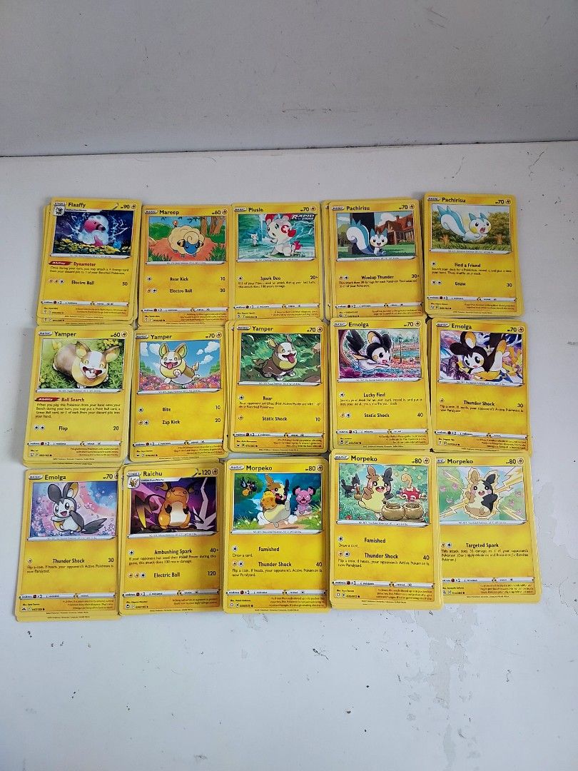 Pokemon cute and popular sword and shield era non foil cards, Hobbies ...