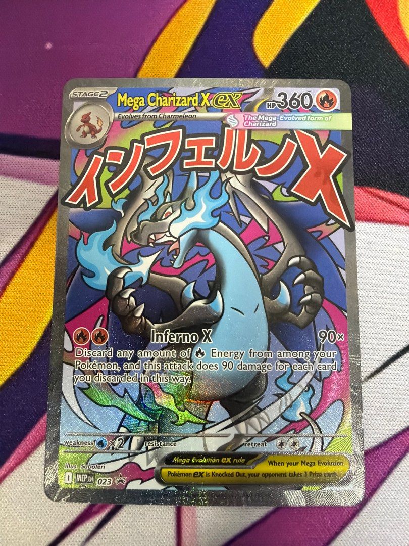 Pokemon Mega Charizard X EX Trading Card, Hobbies & Toys, Toys & Games ...