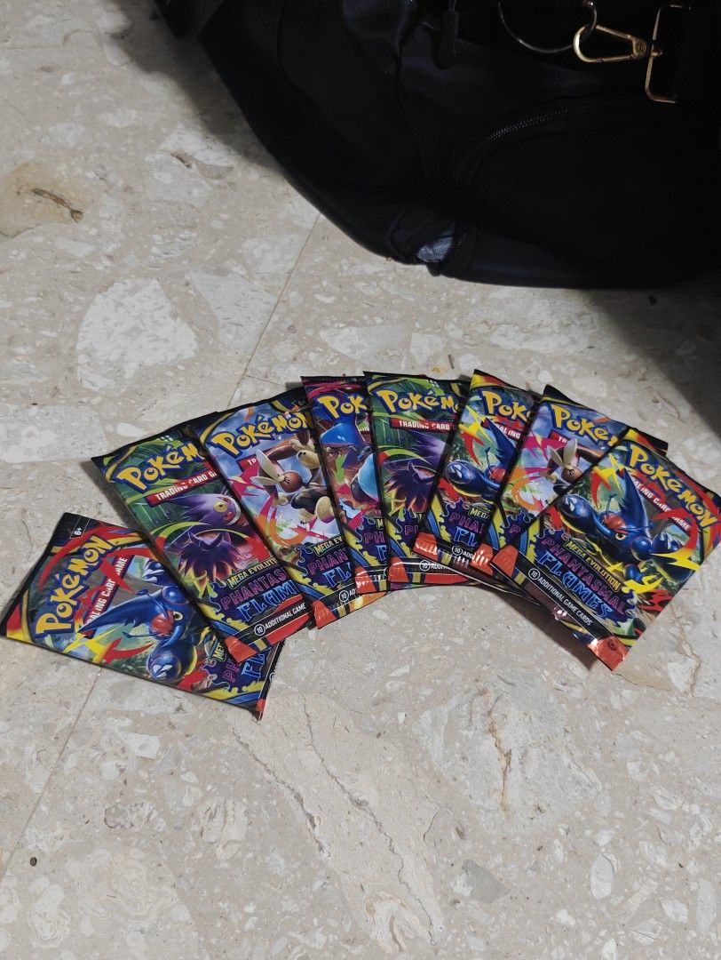 Pokemon Mega Evolution Phantasmal Flames Booster Pack, Hobbies & Toys ...