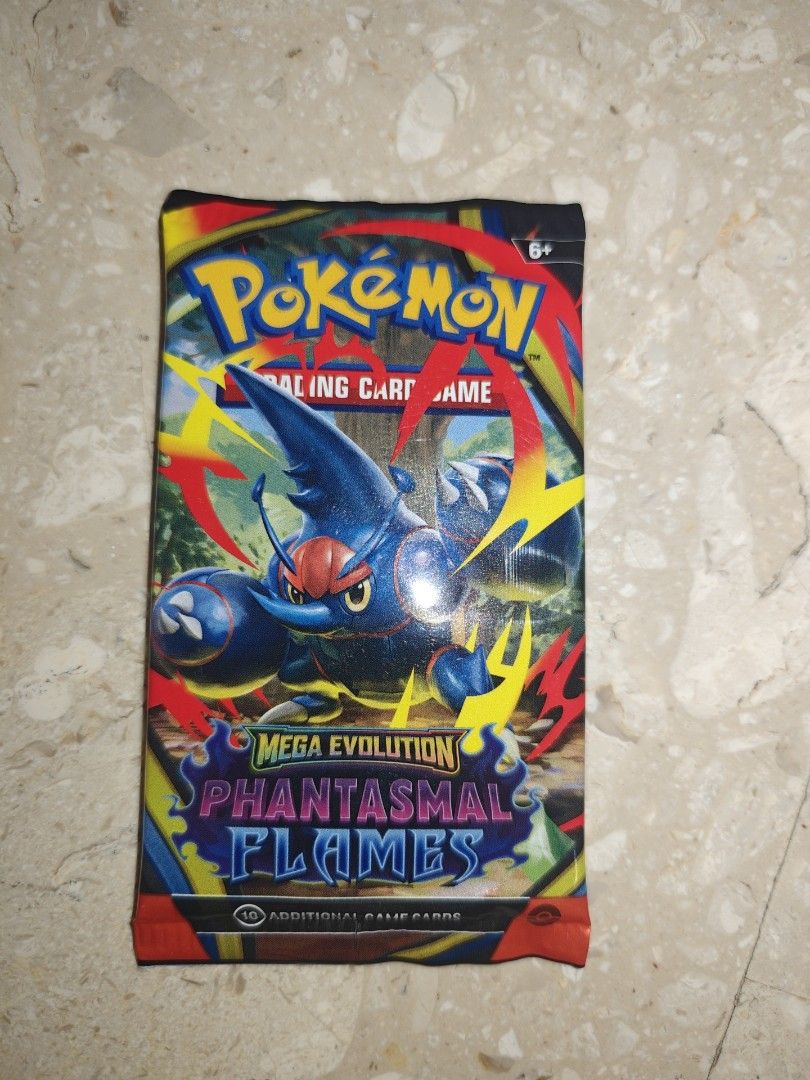 Pokemon Mega Evolution Phantasmal Flames Booster Pack, Hobbies & Toys ...