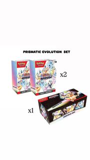 Pokemon Scarlet & Violet Prismatic Evolutions Booster Bundle, Hobbies ...