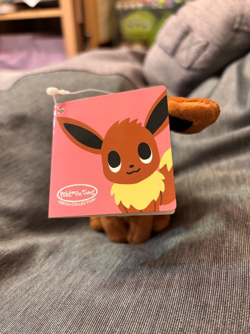 Pokemon Time Eevee Plushie, Hobbies & Toys, Toys & Games on Carousell