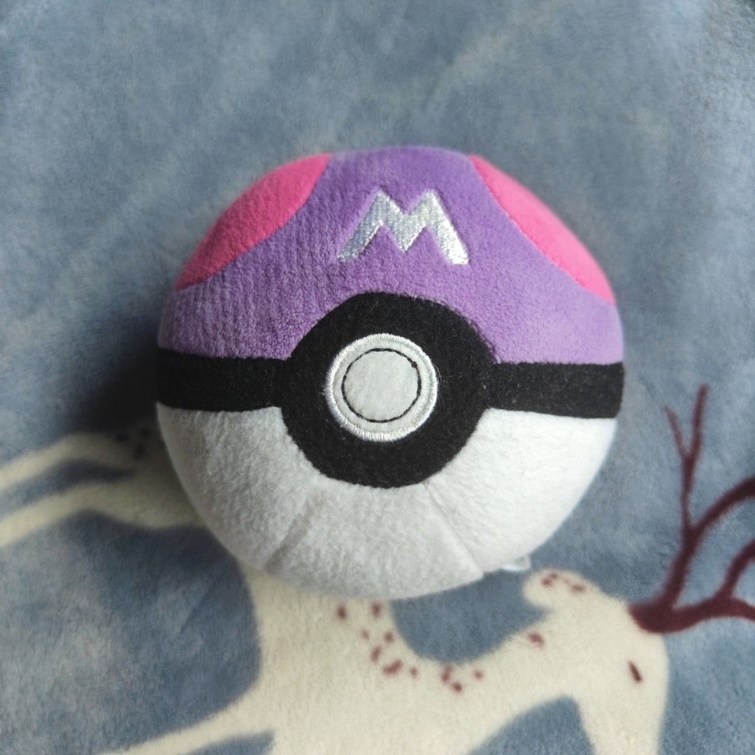 Pokémon Master Ball plush soft toy plushie pokemon masterball pokeball ...