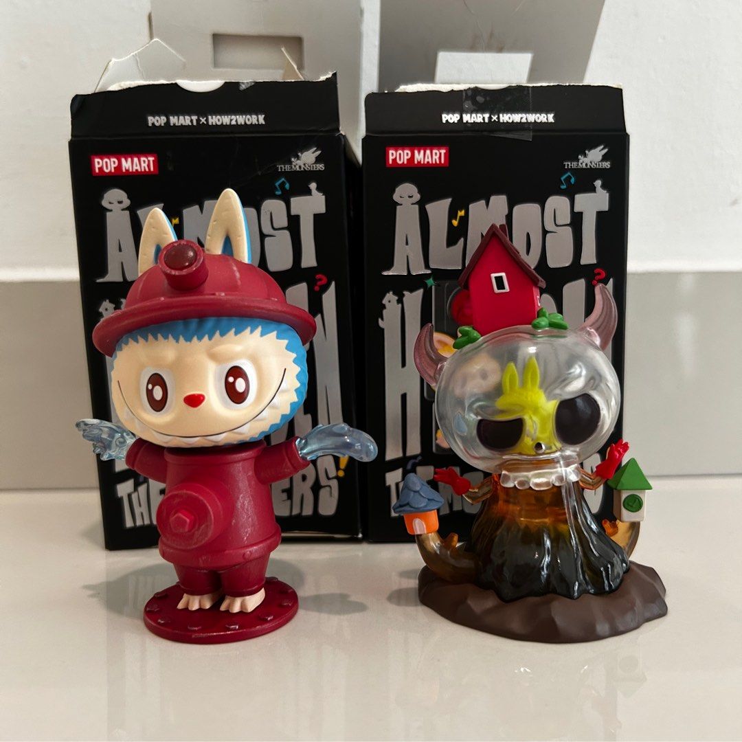 Pop Mart Labubu The Monsters Almost Hidden Series (Fire Hydrant, Tree ...
