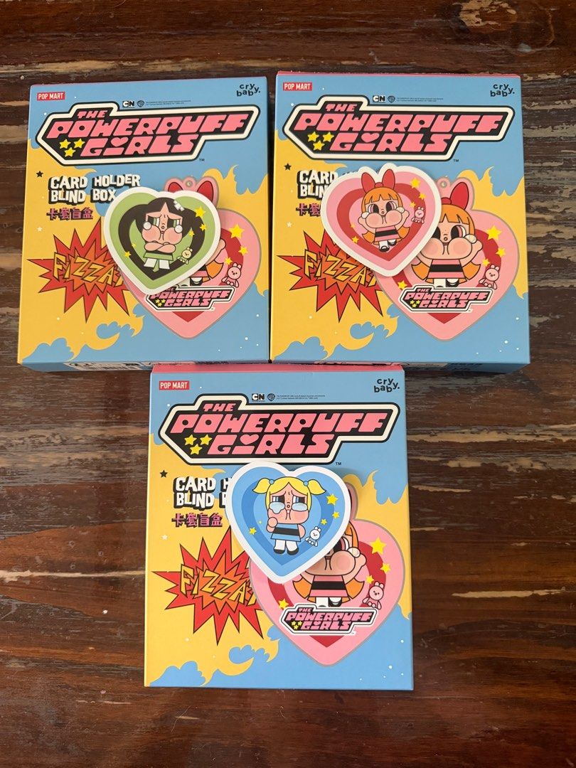 Pop Mart Powerpuff Girls Card Holder Blind Box, Hobbies & Toys, Toys ...