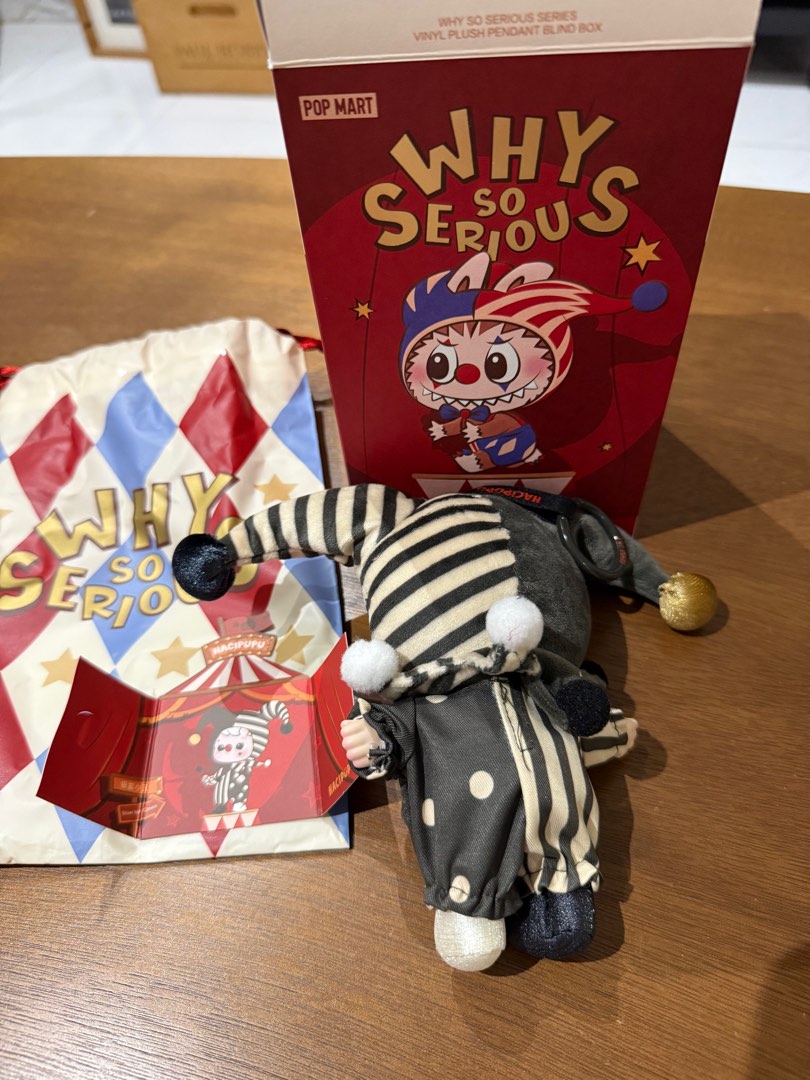 POP MART WHY SO SERIOUS Racipupu Plush Blind Box, Hobbies & Toys, Toys ...