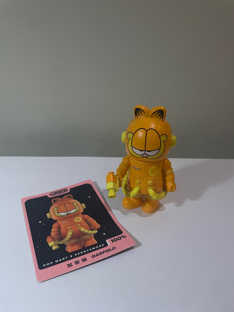 POPMART Space Molly Garfield Figure, Hobbies & Toys, Toys & Games on ...