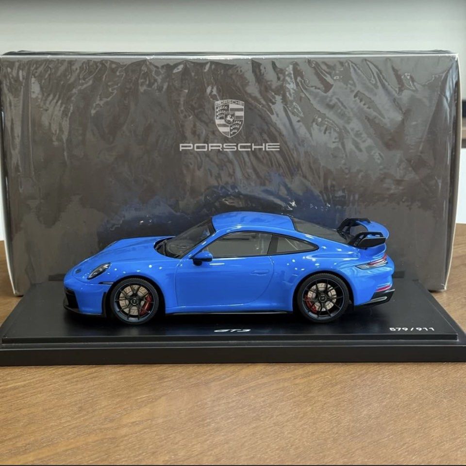 Porsche 911 GT3 Model Car - Blue, Hobbies & Toys, Toys & Games on Carousell