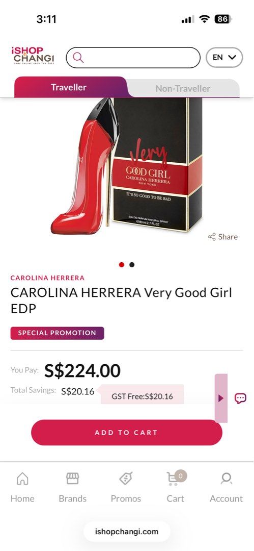 Prada Paradoxe EDP 90ml Very Good Girl Carolina Herrera EDP 80ml ...