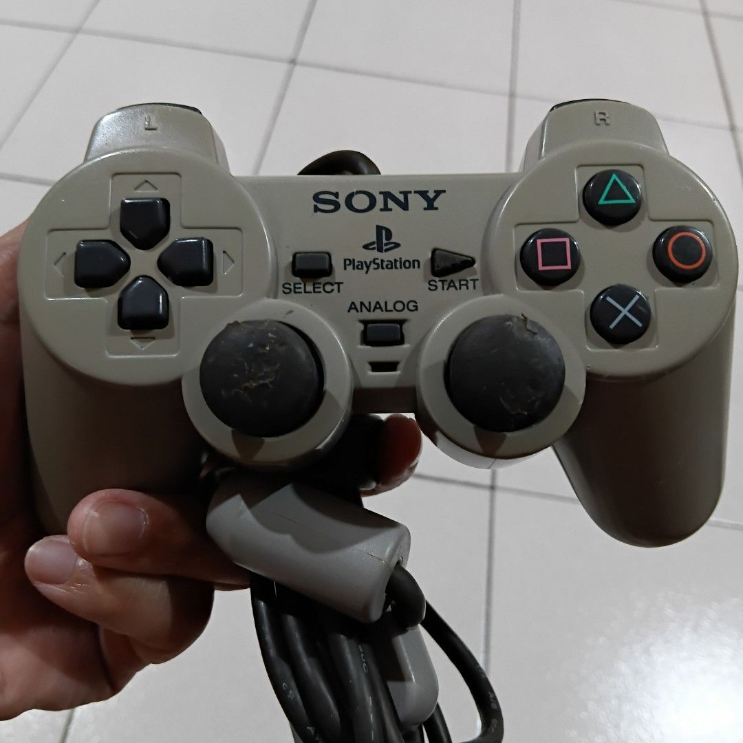 PS1 Dualshock Controller, Video Gaming, Gaming Accessories, Controllers ...