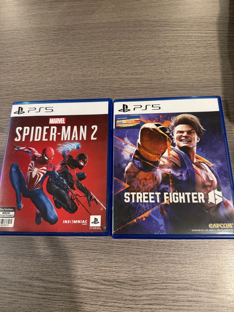 PS5 BUNDLE! STREET FIGHTER AND SPIDER MAN 2 GET BOTH, Video Gaming ...