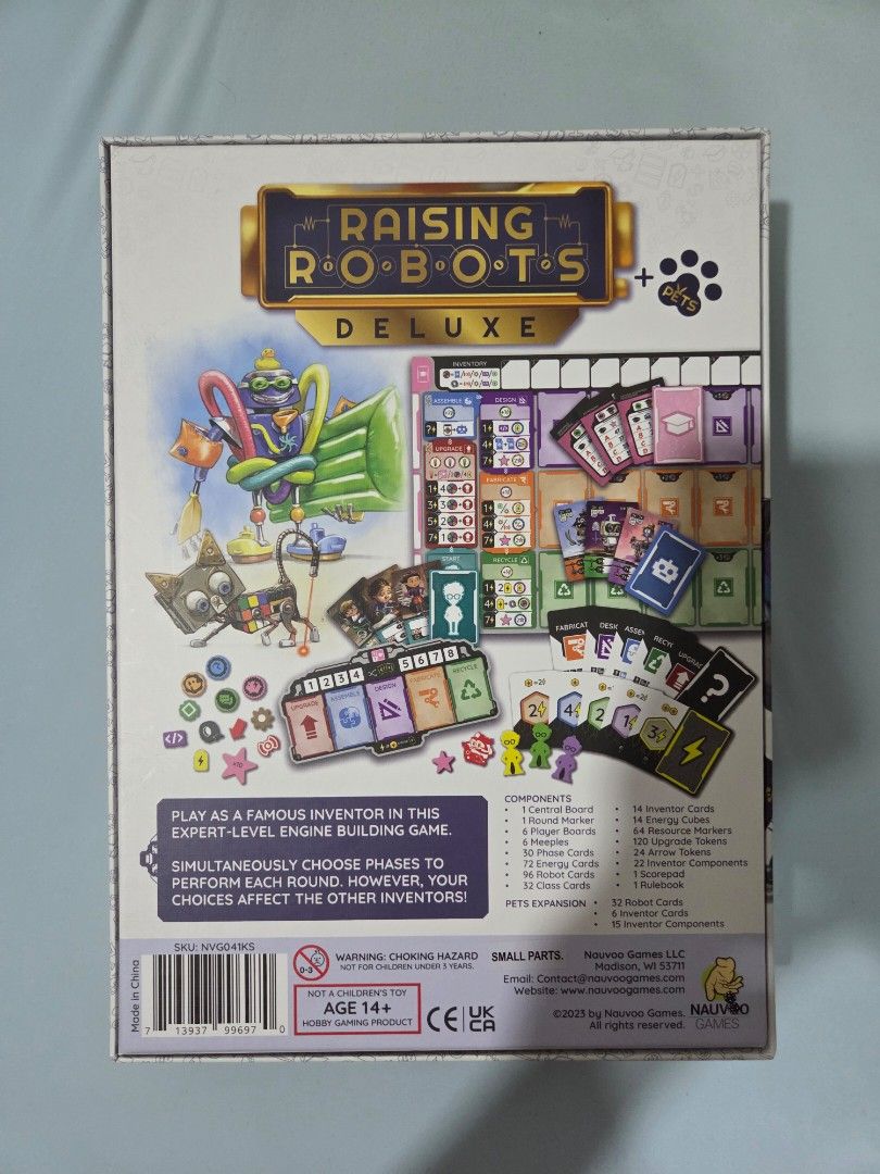 Raising Robots Deluxe Board Game, Hobbies & Toys, Toys & Games on Carousell