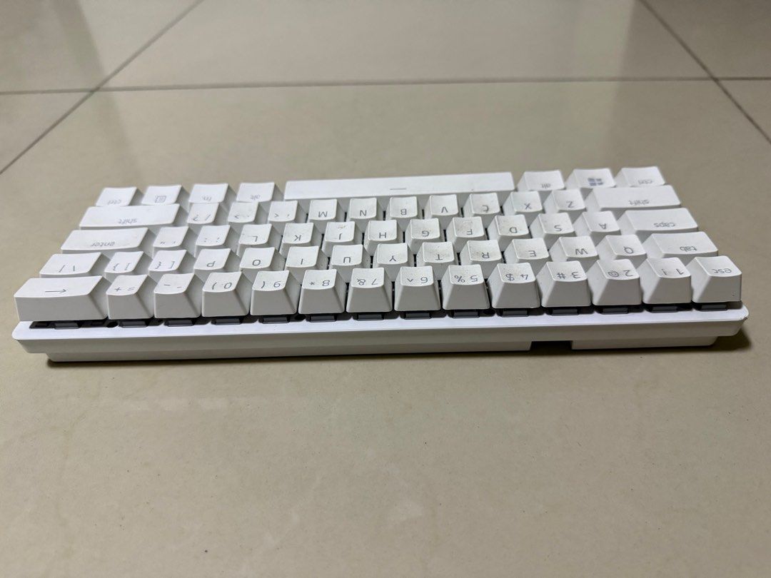 Razer huntsman mini white mercury linear switch, Computers & Tech ...