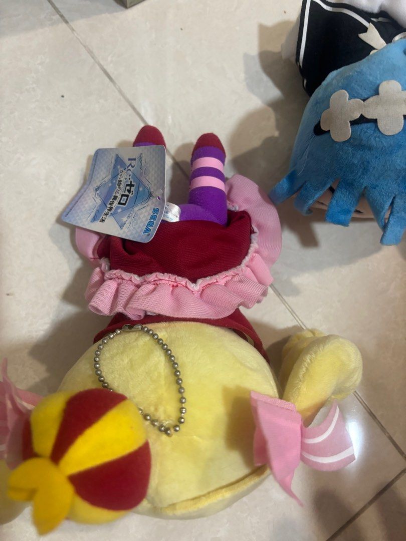 Re:Zero Plushies - Rem, Ram, and Beatrice, Hobbies & Toys, Toys & Games ...