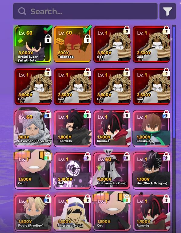 Roblox Anime Adventures Units - Multiple Available, Video Gaming ...