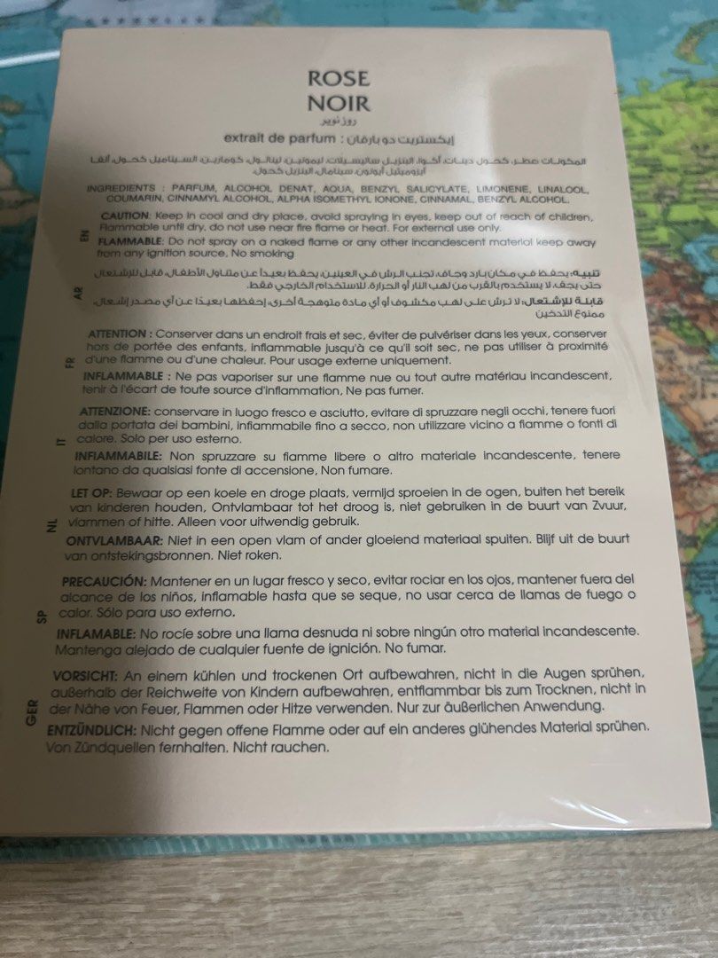 Rose Noir Extrait de Parfum 75ml, Beauty & Personal Care, Fragrance ...