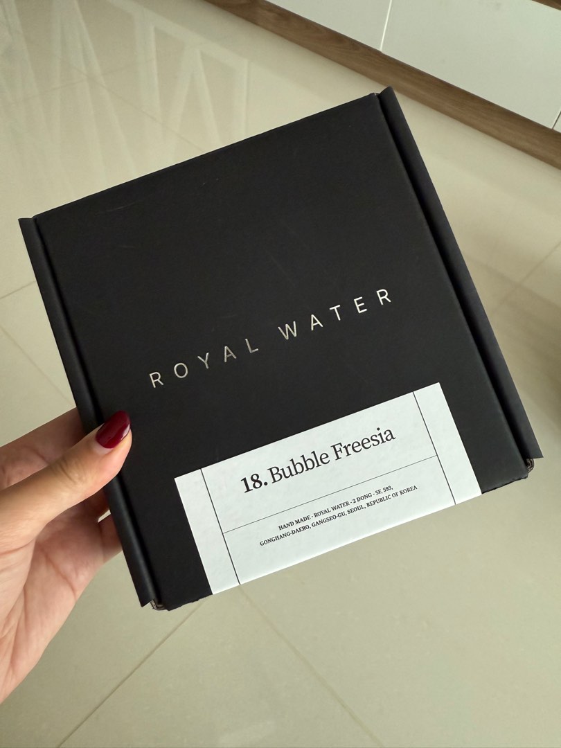 Royal Water Bubble Freesia Korean Fragrance 30ml, Beauty & Personal ...