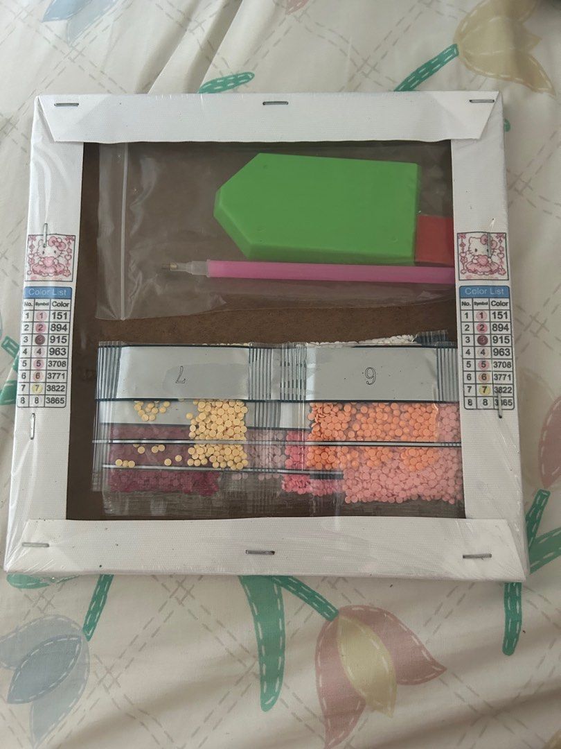 Sanrio Hello Kitty Diamond Painting Kit, Hobbies & Toys, Stationery ...