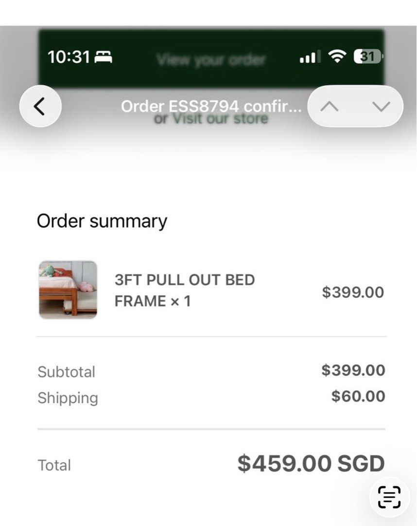 Scanteak Super Single Pull-Out Bed Frame, Furniture & Home Living ...