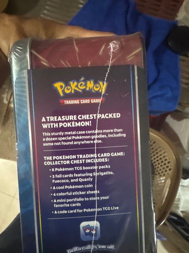 Scarlet and violet collector tin Pokemon tag, Hobbies & Toys, Toys ...