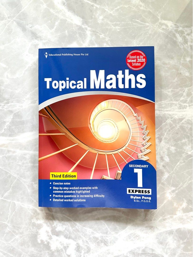 Sec 1 - Topicsl Maths 3rd Edition- EPH, Hobbies & Toys, Books ...