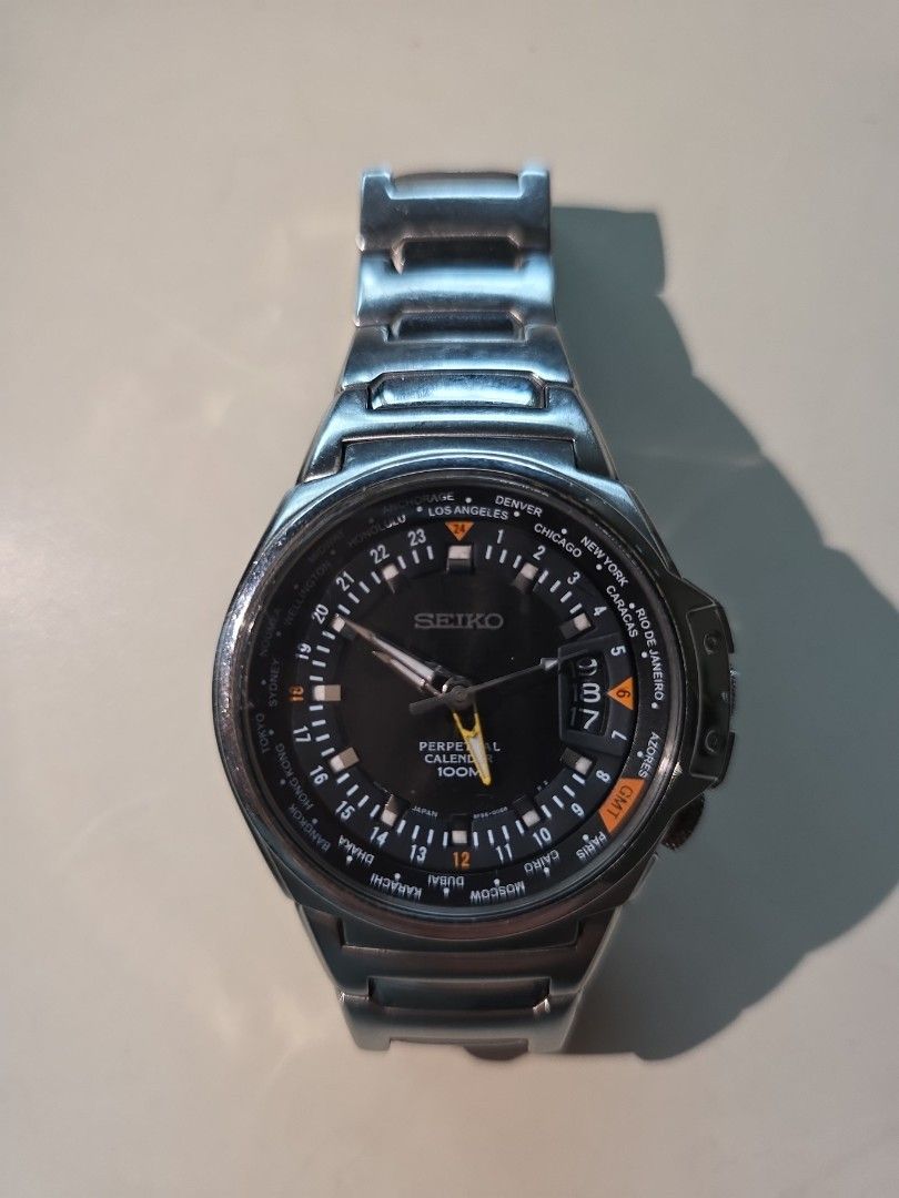 Seiko Perpetual Calendar Watch, Men's Fashion, Watches & Accessories ...