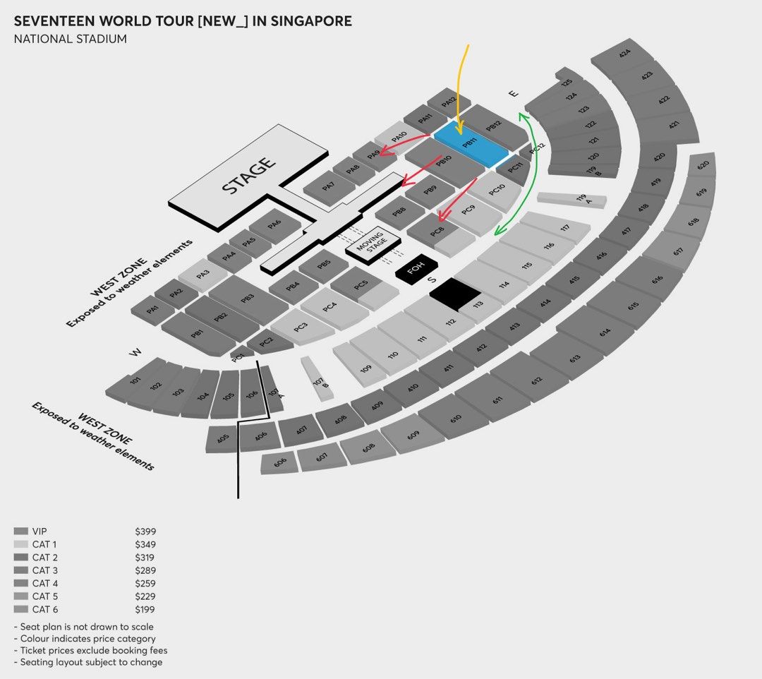Seventeen 2026 New_ Concert Ticket (Singapore), Tickets & Vouchers ...