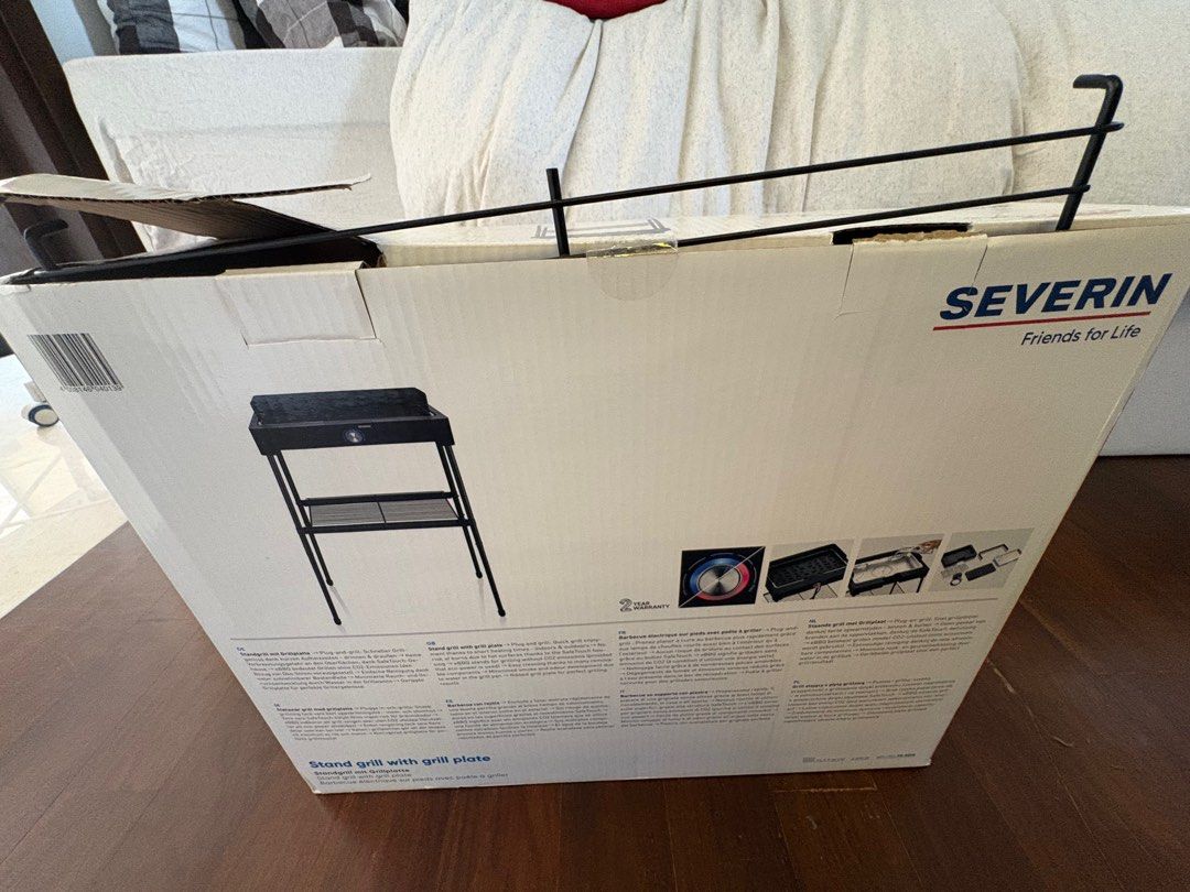 Severin eBBQ Stand Grill with Grill Plate, TV & Home Appliances ...