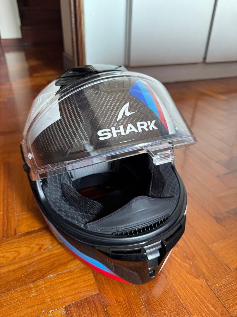 Shark Spartan Gt Pro Carbon, Motorcycles, Motorcycle Apparel on Carousell