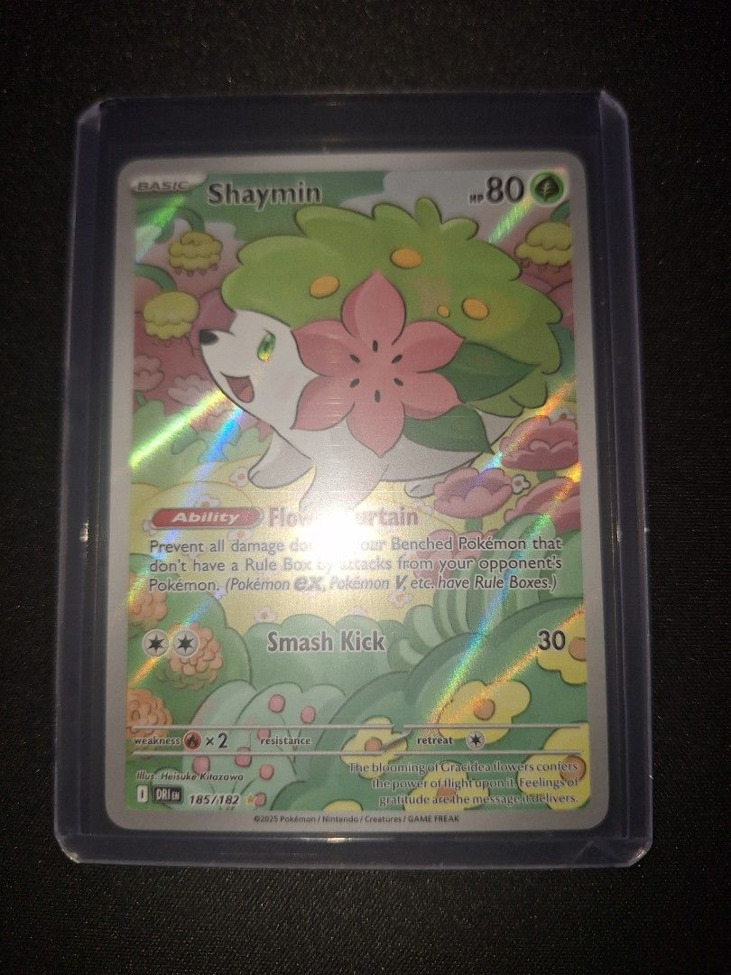 Shaymin illustration rare | shaymin IR | destined rivals | DR | pokemon ...