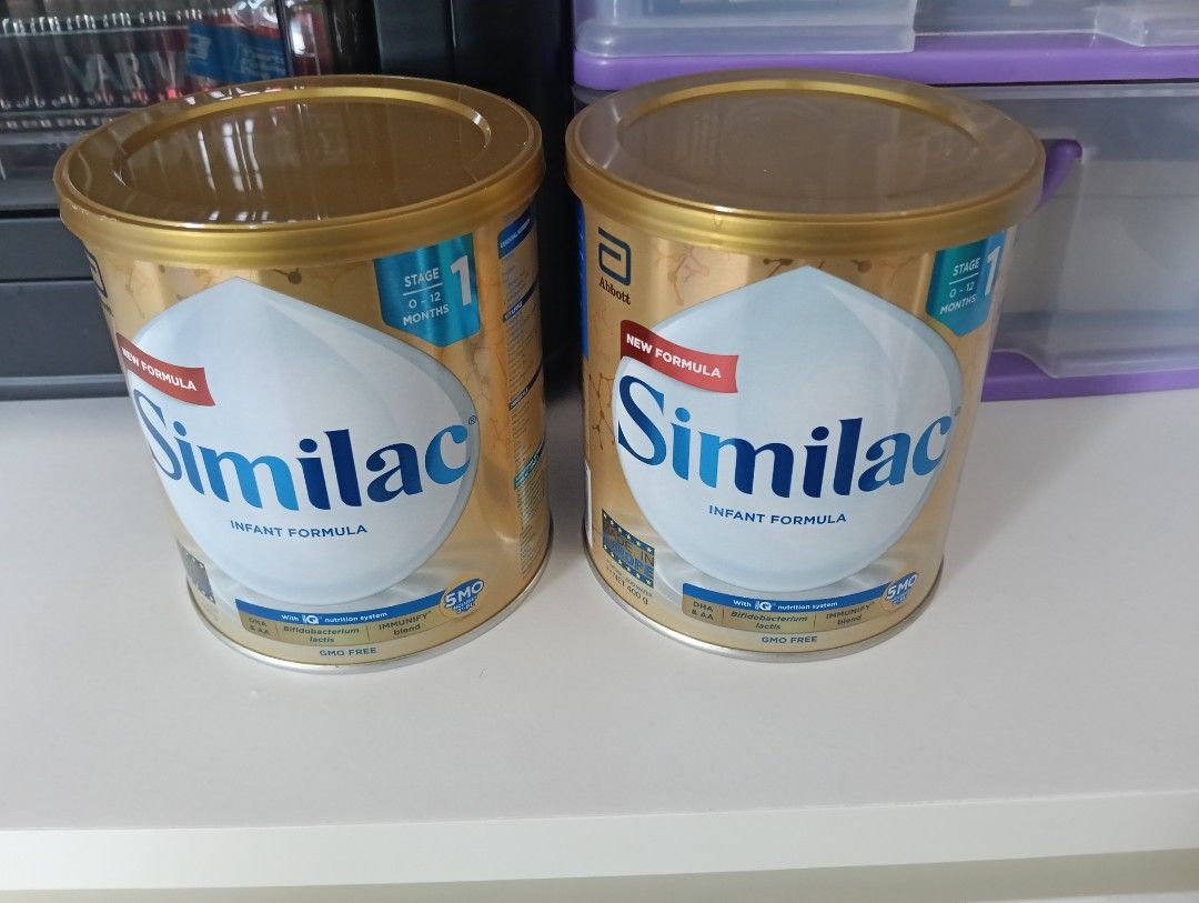 Similac Stage 1 Infant Formula (2 Cans), Babies & Kids, Nursing ...