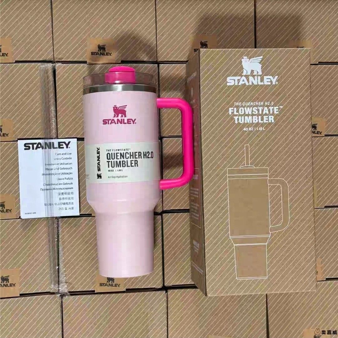 Stanley Quencher H2.0 Flowstate Tumbler - Pink, Furniture & Home Living ...