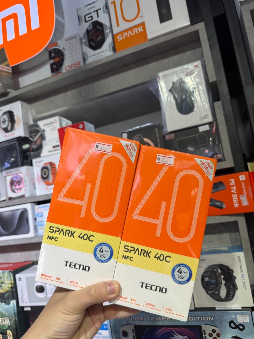 Tecno Spark 40c 128GB / 256GB NFC NEW MYSET, Mobile Phones & Gadgets ...
