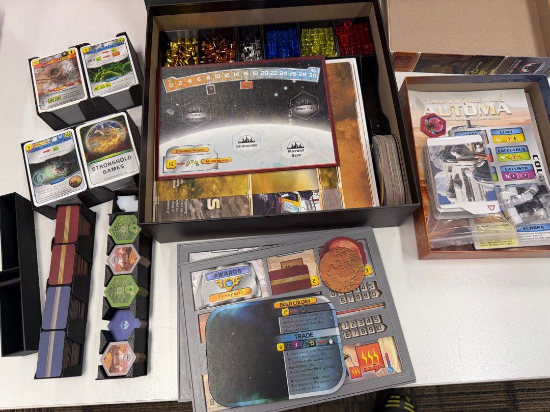 Terraforming Mars Board Game with multiple expansions, Hobbies & Toys ...