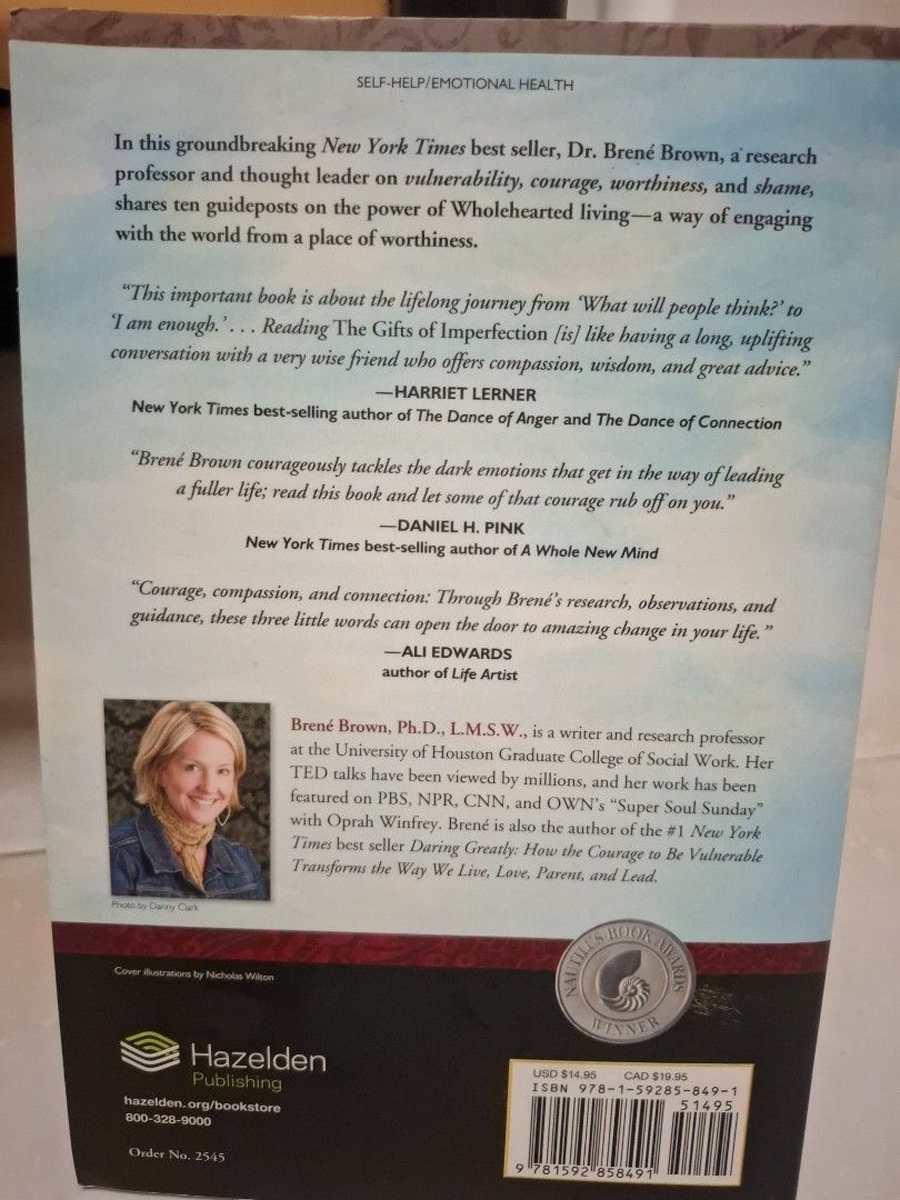 The Gifts of Imperfection by Brené Brown, Hobbies & Toys, Books ...