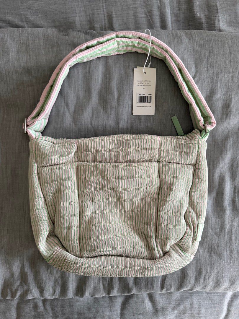 The Paper Bunny Puffer Swing - Crinkle Guava, Women's Fashion, Bags ...