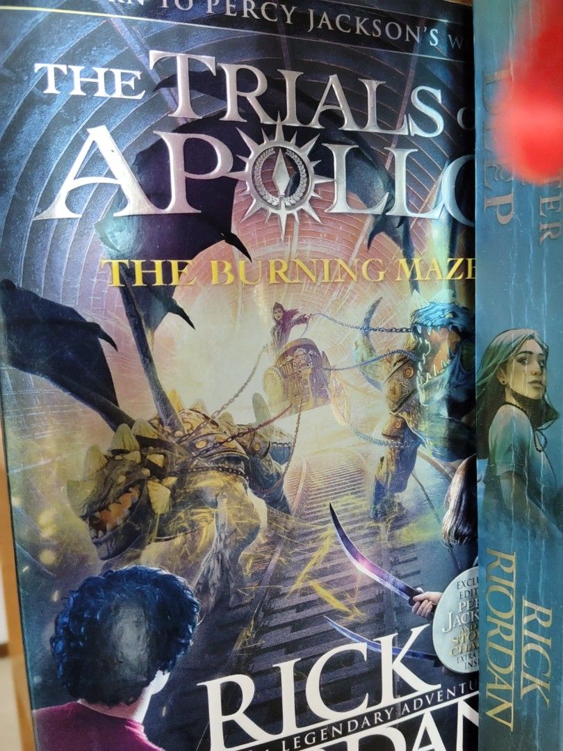The Trials of Apollo: The Burning Maze by Rick Riordan, Hobbies & Toys ...