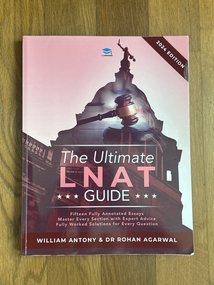 The Ultimate LNAT Guide by William Antony and Dr Rohan Agarwal, Hobbies ...