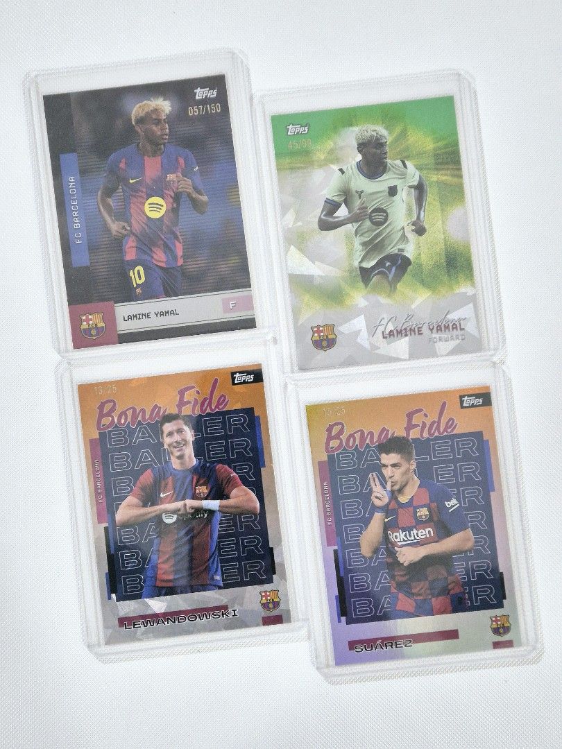 Topps Team Set FC Barcelona Season 2025/26 Lamine Yamal, Diego Maradona ...