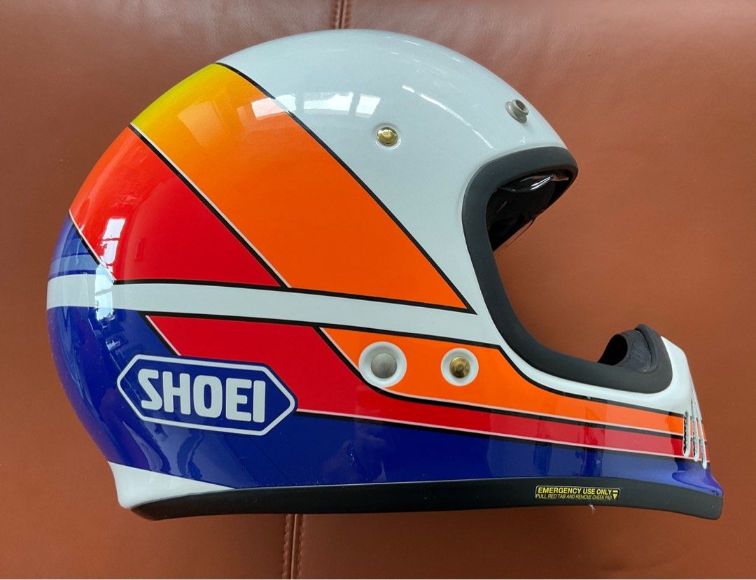 Two Unworn motorcycle helmets Shoei EX-Zero Equation TC2 Helmet - White ...