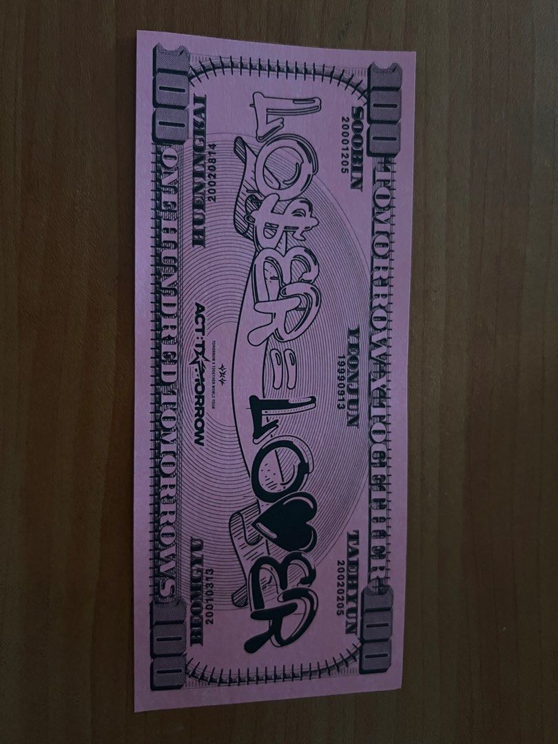TXT Concert Fake Money, Hobbies & Toys, Memorabilia & Collectibles, K ...