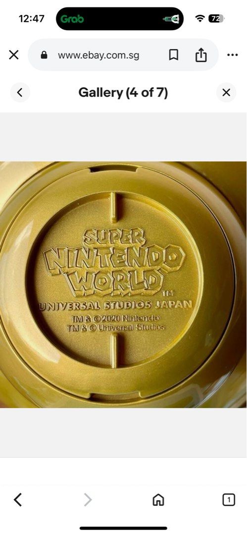 USJ Mario Super Nintendo World Golden Mushroom, Hobbies & Toys, Toys ...