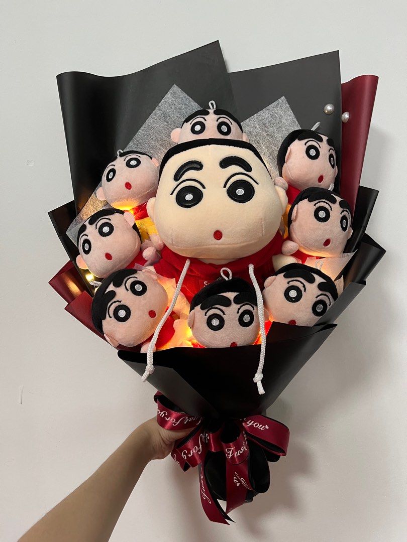Valentine’s Day Shinchan Bouquet, Hobbies & Toys, Flowers & Bouquets on ...