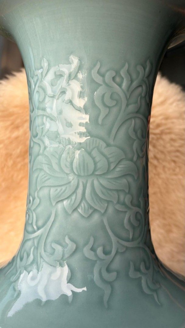 Vintage celadon _ QingLong mark, Furniture & Home Living, Home Decor ...