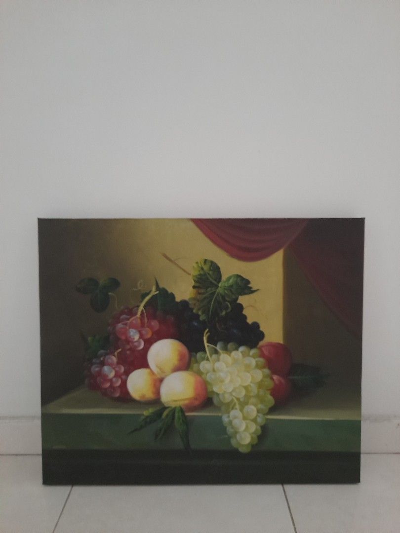 Vintage Fruit Painting, Hobbies & Toys, Memorabilia & Collectibles, Vintage Collectibles on ...