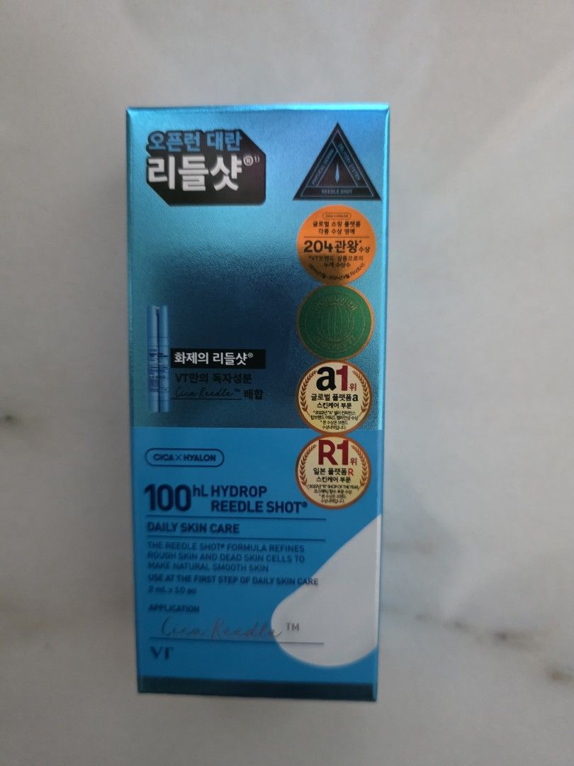 VT Cosmetics Hydro Drop Reedle Shot 100, Beauty & Personal Care, Face ...